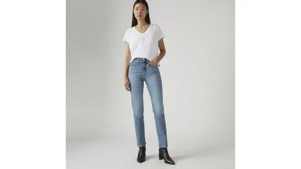 LEVI'S 724 High Rise Straight Jeans - Eternal Indigo