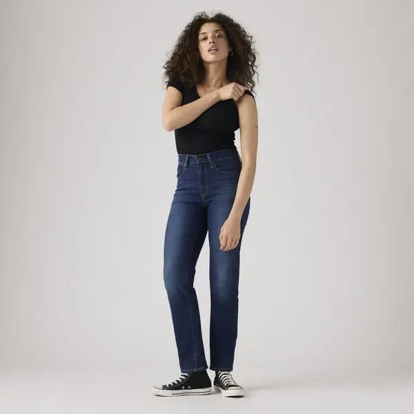LEVI'S 724 High Rise Straight Jeans - Chelsea Carbon Glow