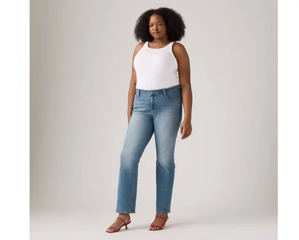 LEVI'S 314 Shaping Straight Jeans - Eternal Indigo Mid