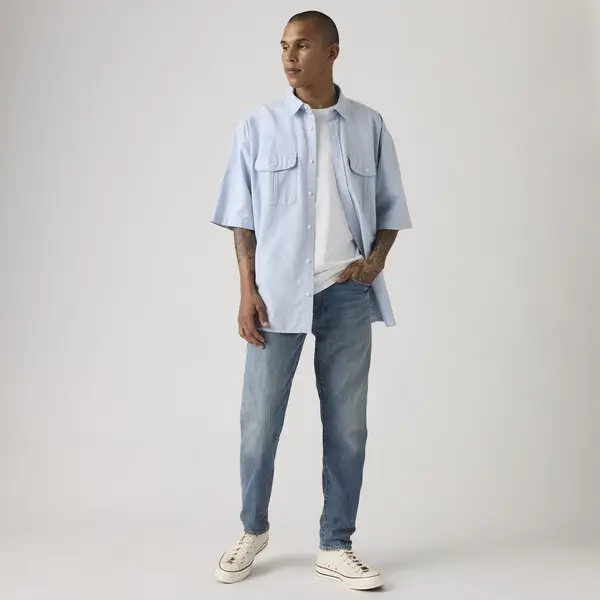 LEVI'S 512 Slim Taper Fit Linen+ Denim Jeans - The New Blue