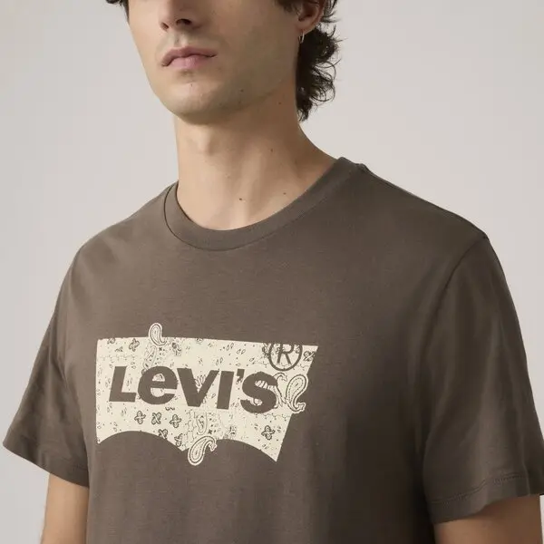 LEVI'S Classic Graphic T-shirt - Bandana Egret