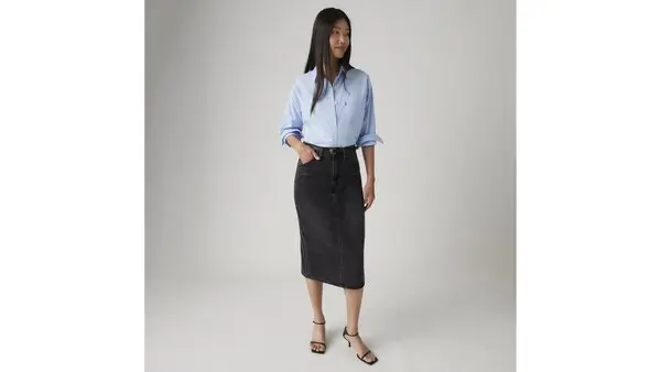 LEVI'S High Rise Slit Skirt - Wandering Spirit