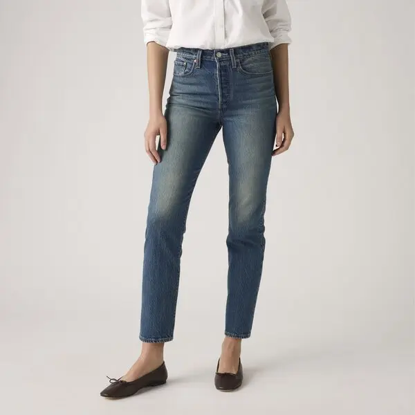 LEVI'S Wedgie Straight Ankle Jeans
