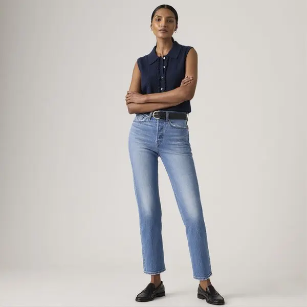 LEVI'S Wedgie Straight Ankle Jeans - Dance Around