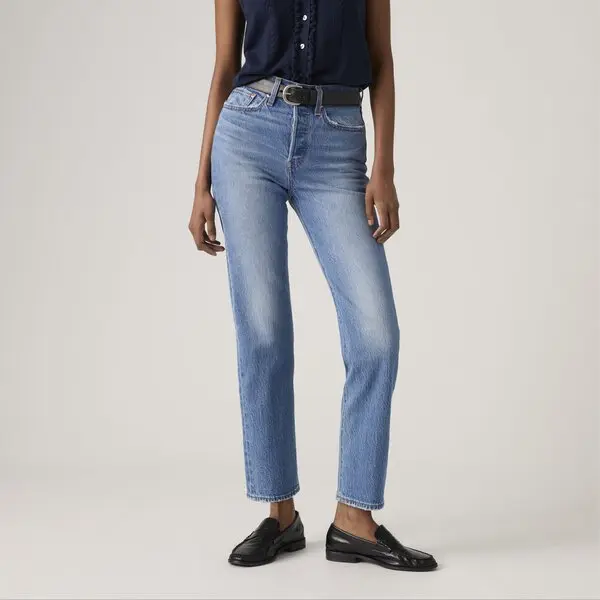 LEVI'S Wedgie Straight Ankle Jeans