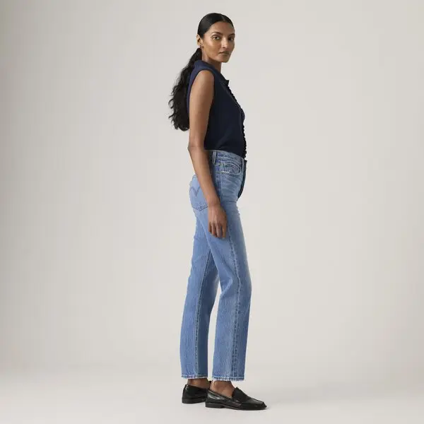 LEVI'S Wedgie Straight Ankle Jeans