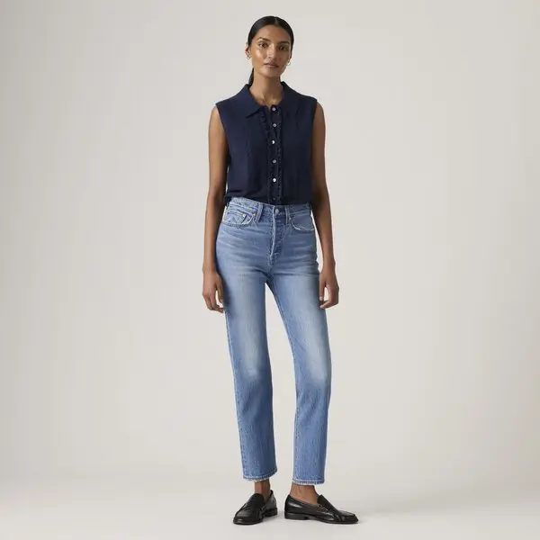 LEVI'S Wedgie Straight Ankle Jeans