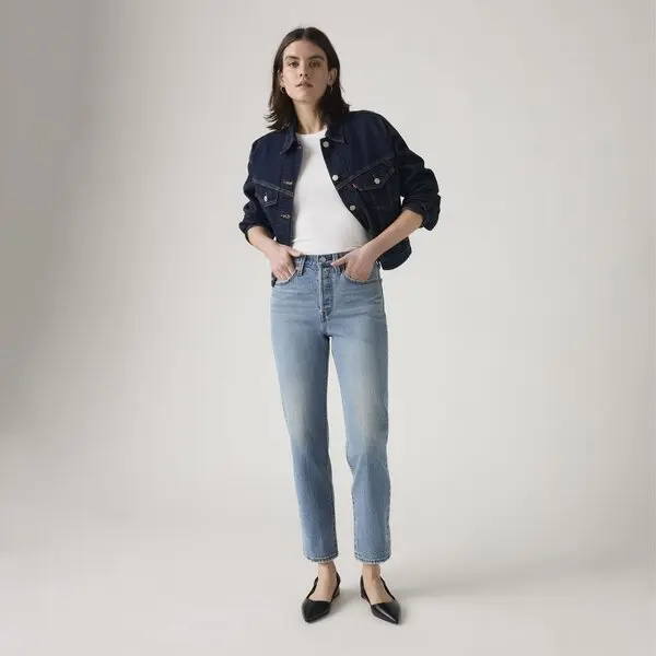 LEVI'S Wedgie Straight Ankle Jeans - Invest Access