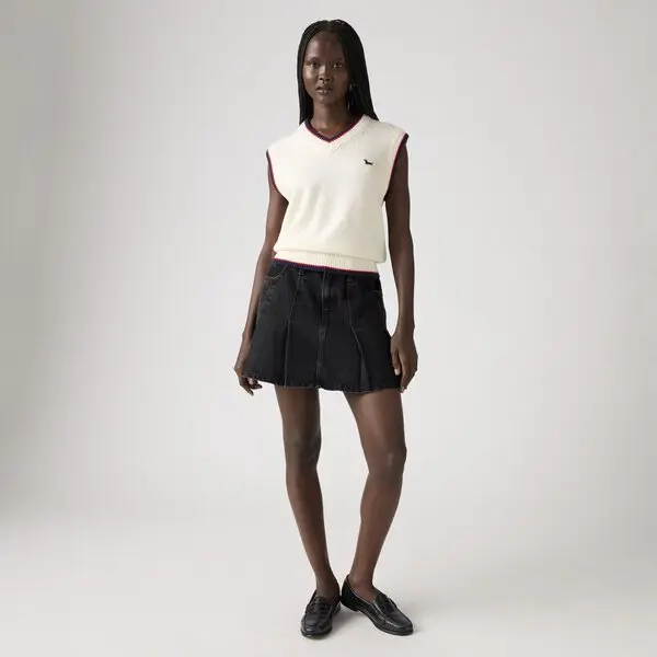 LEVI'S Pleated Mini Skirt