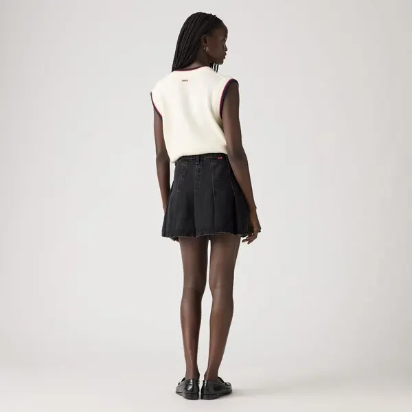 LEVI'S Pleated Mini Skirt