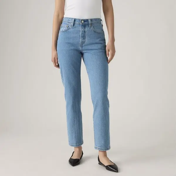 LEVI'S 501 Cropped Straight Leg Jeans