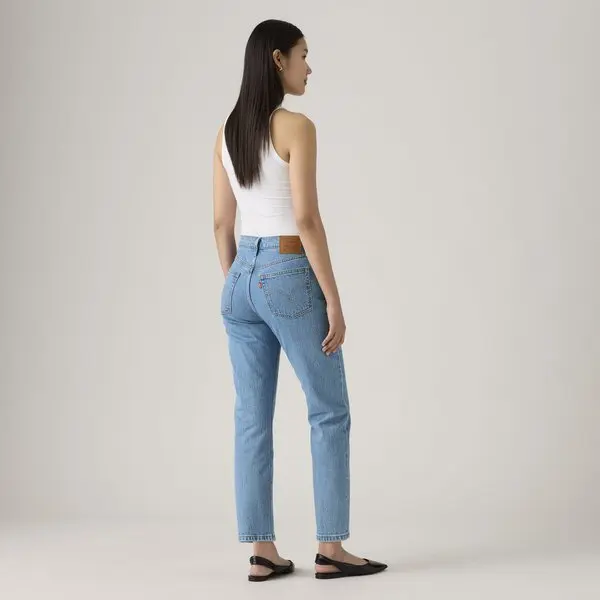 LEVI'S 501 Cropped Straight Leg Jeans