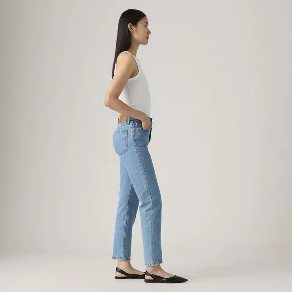 LEVI'S 501 Cropped Straight Leg Jeans