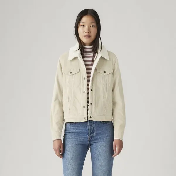 LEVI'S Original Sherpa Trucker Jacket - Egret