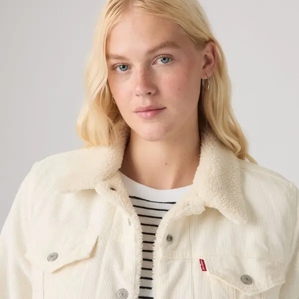 LEVI'S Original Sherpa Trucker Jacket - Egret