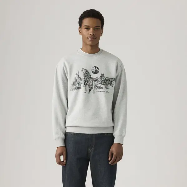 LEVI'S Relaxed Graphic Crewneck Sweatshirt