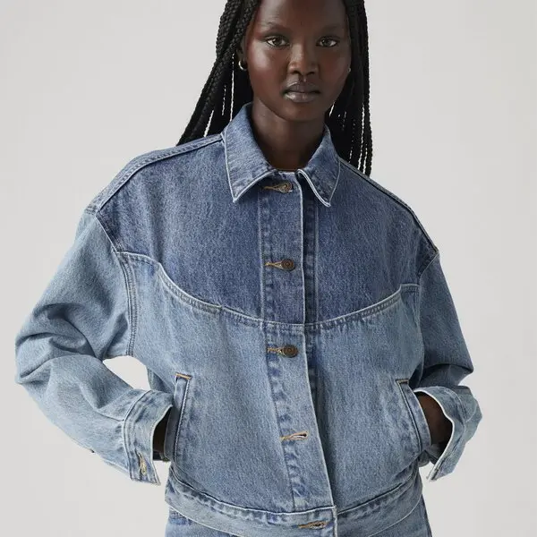 LEVI'S Shrunken '90s Western Trucker Jacket - Ironic Iconic Trucker
