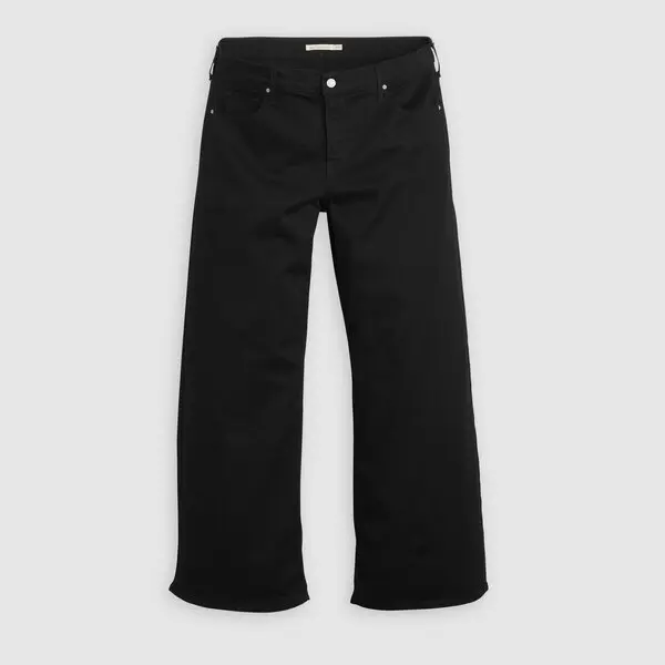 LEVI'S 318 Shaping Wide Leg Jeans - Soft Black