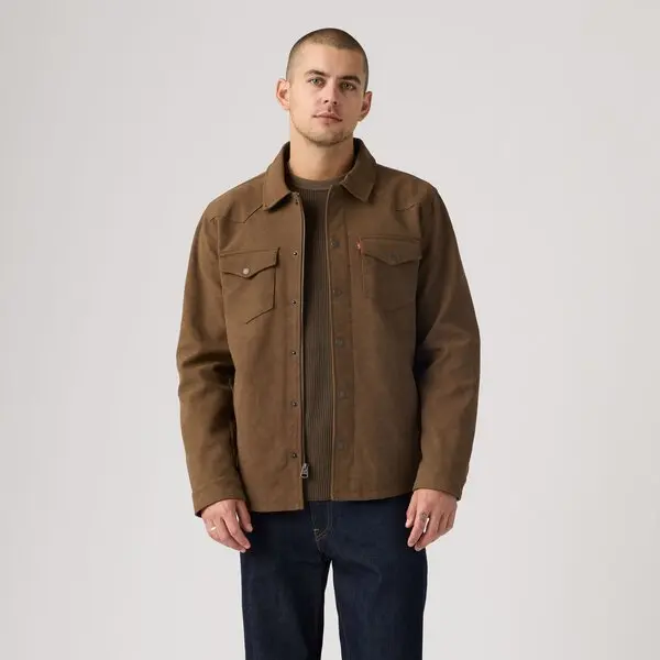 LEVI'S Faux Suede Western Shacket