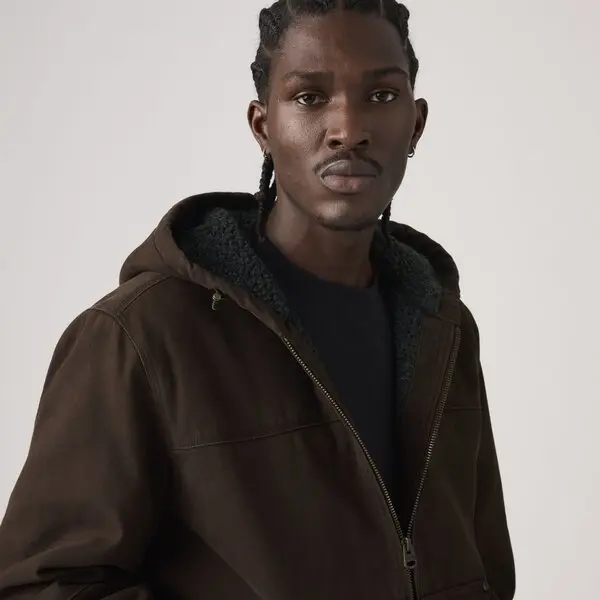 LEVI'S Sherpa Lined Hooded Jacket