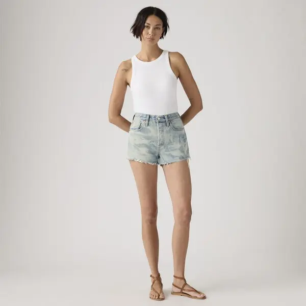 LEVI'S 501 Original Fit High-rise Shorts - Floralish Short
