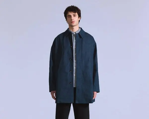 LEVI'S Denim Mac Coat