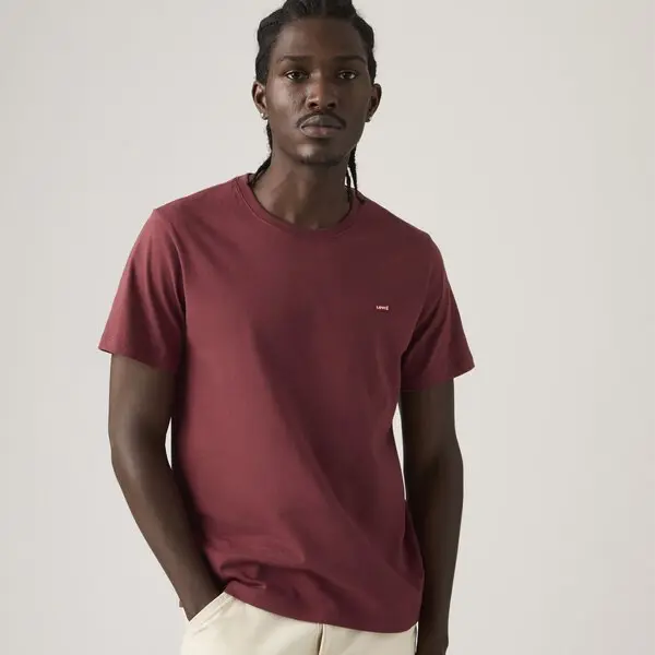 LEVI'S Original Housemark T-shirt - Oxblood Red