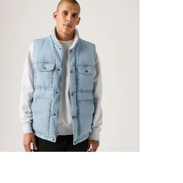 LEVI'S Utility Quilted Vest - Denim