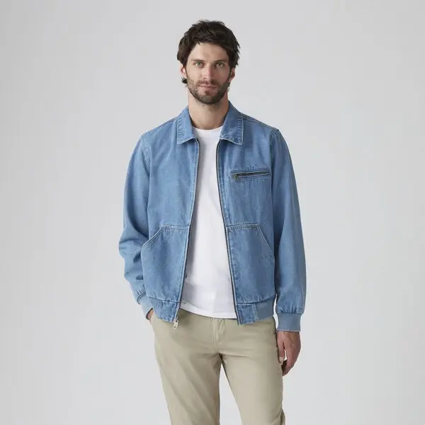 LEVI'S Western Bomber Jacket - Medium Wash