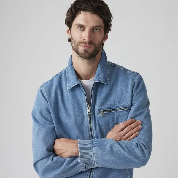 LEVI'S Western Bomber Jacket - Medium Wash