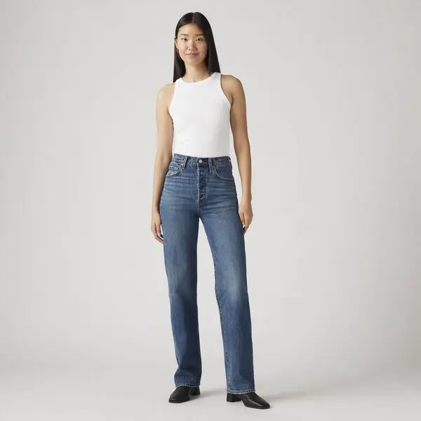 LEVI'S Ribcage Full Length Jeans