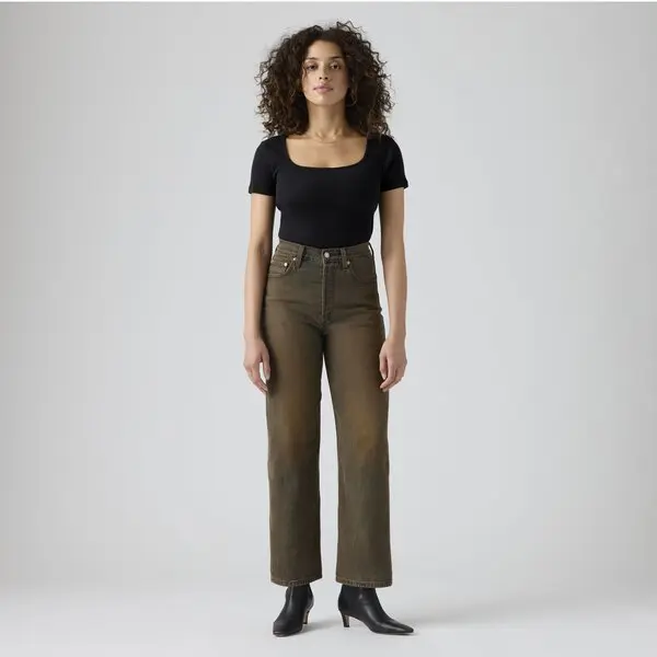 LEVI'S Ribcage Straight Ankle Jeans - Ranchera