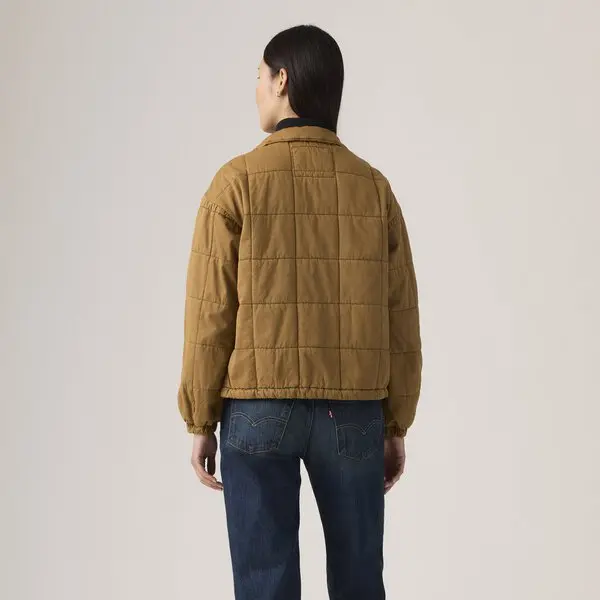 LEVI'S Box Quilted Relaxed Cotton Jacket