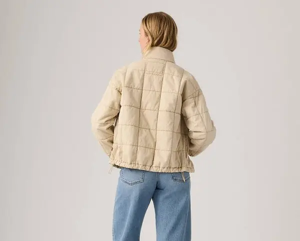 LEVI'S Box Quilted Relaxed Cotton Jacket