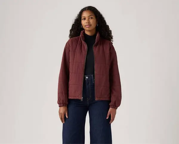 LEVI'S Box Quilted Relaxed Cotton Jacket