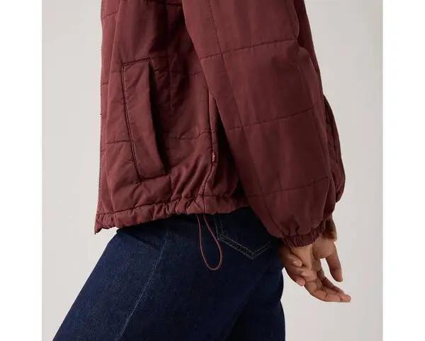 LEVI'S Box Quilted Relaxed Cotton Jacket