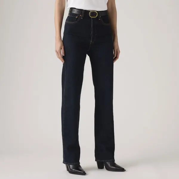 LEVI'S Ribcage Straight Full Length Jeans - Small Course