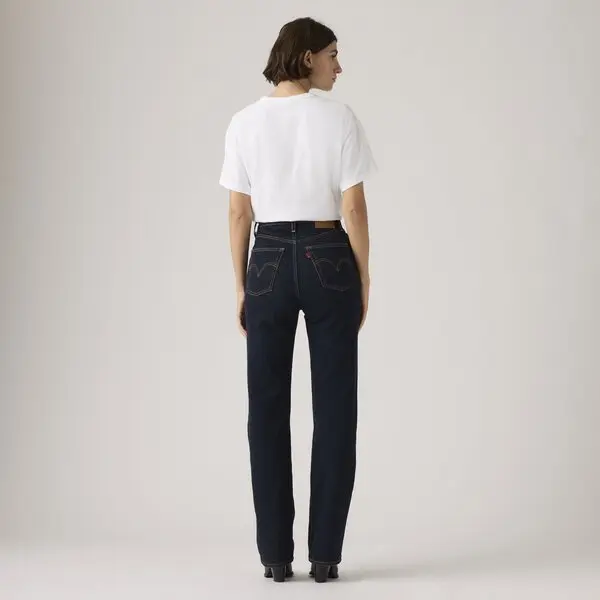 LEVI'S Ribcage Straight Full Length Jeans - Small Course