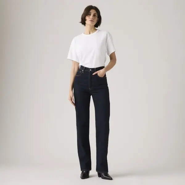 LEVI'S Ribcage Straight Full Length Jeans - Small Course