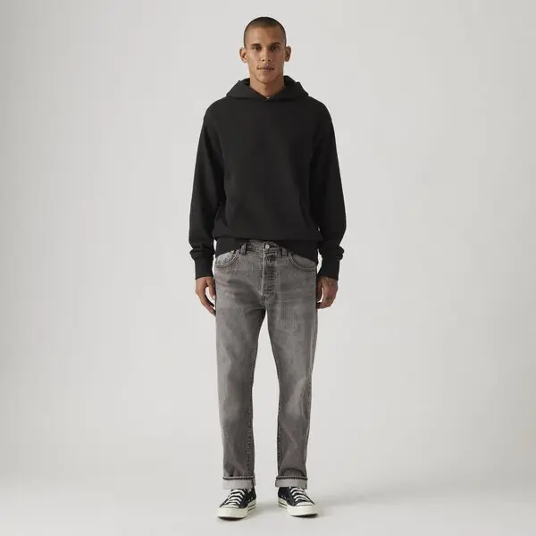 LEVI'S 501 '93 Straight Fit Selvedge Jeans - Black Ash