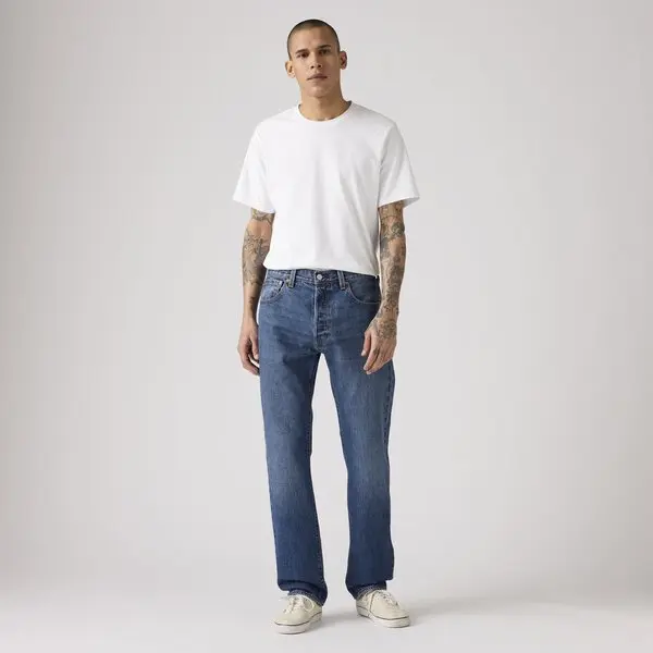 LEVI'S 501 '93 Straight Fit Selvedge Jeans - Cathedral