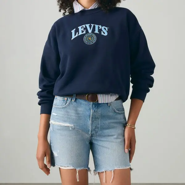 LEVI'S 501 Mid Thigh Denim Shorts