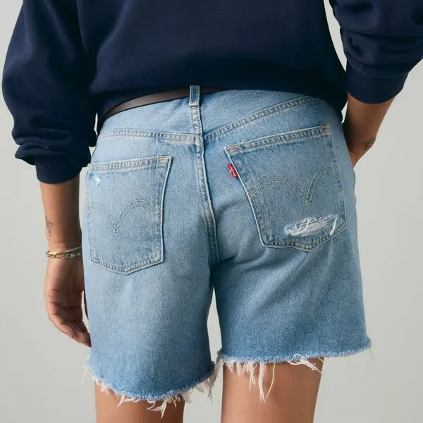 LEVI'S 501 Mid Thigh Denim Shorts