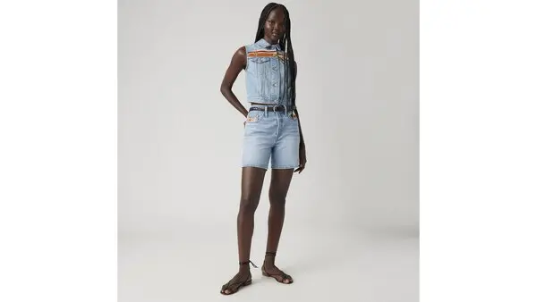 LEVI'S 501 Original Fit High Rise Mid-thigh Lightweight Shorts - Desert Utopia Short