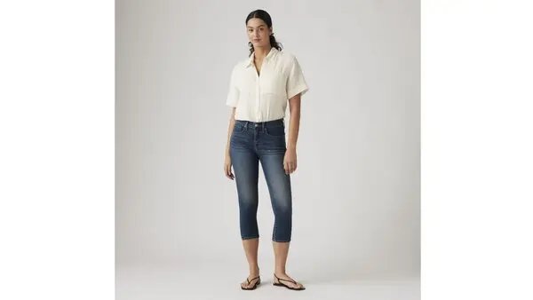 LEVI'S 311 Shaping Skinny Capri Jeans - Zealous Blue