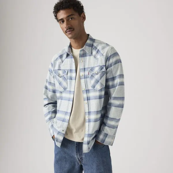 LEVI'S Classic Western Standard Fit Shirt - Aldo Plaid Allure Twill