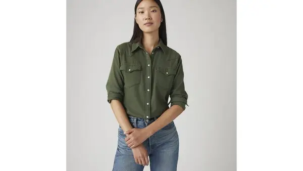 LEVI'S Ultimate Western Denim Shirt - Deep Depths