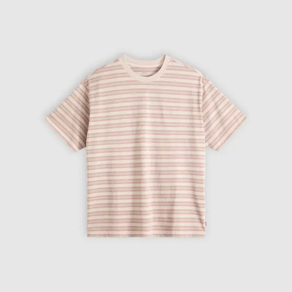 LEVI'S Authentic Red Tab Vintage Overdye T-shirt - Rheem Overdye Stripe Pumice Stone