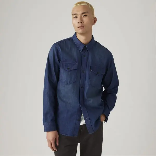 LEVI'S Relaxed Fit Western Shirt Chambray - Too Good