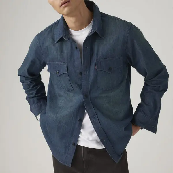 LEVI'S Relaxed Fit Western Shirt Chambray